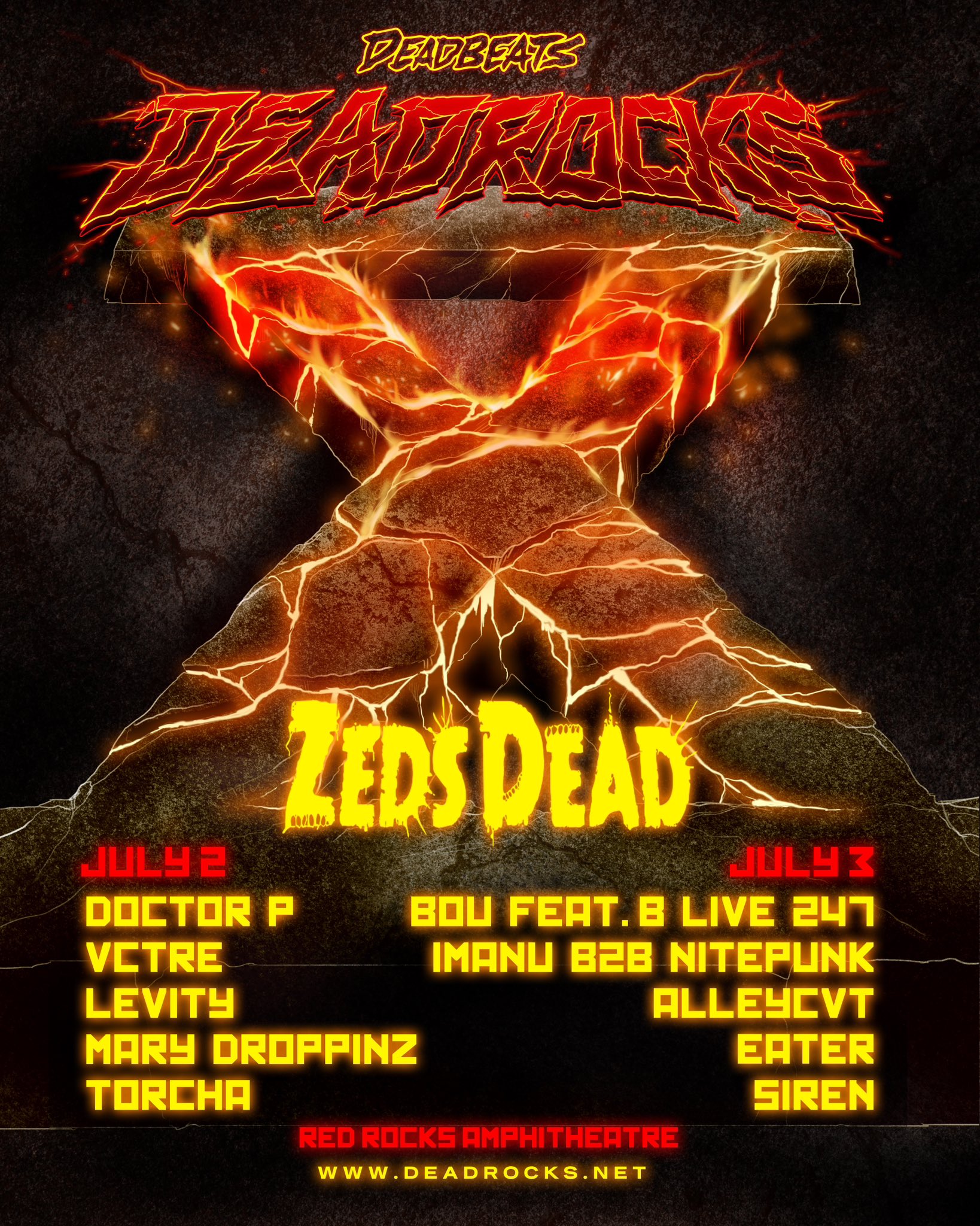 The Lineup For Deadrocks X Has Been Revealed | EDM Identity