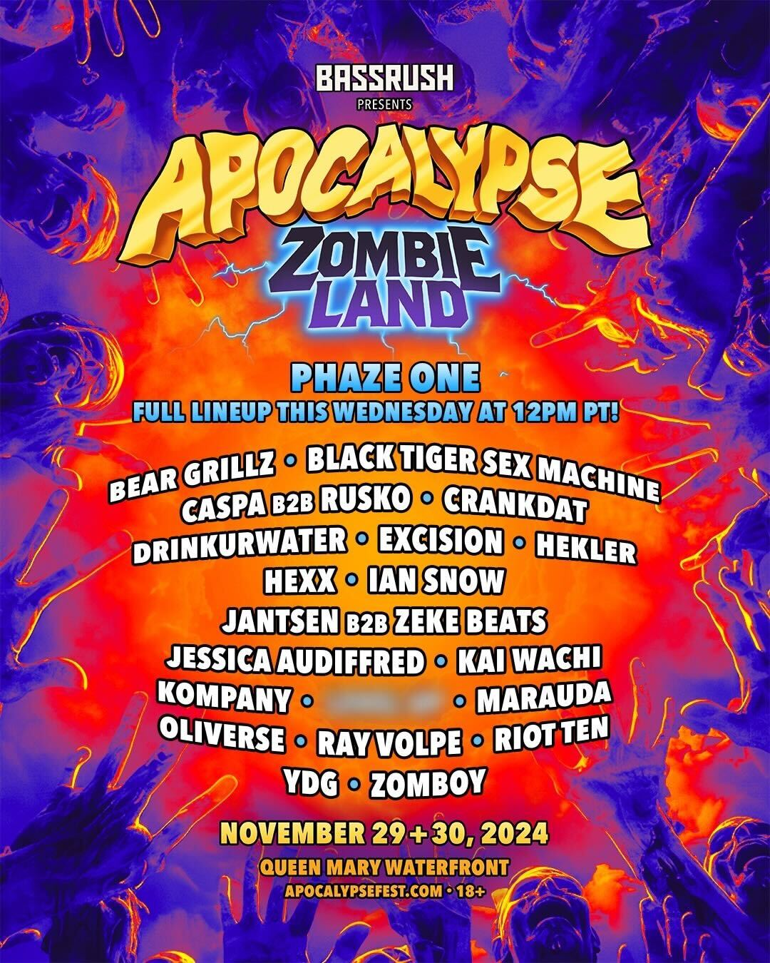 Apocalypse Zombieland Unveils Lineup For 2024 Edition | EDM Identity