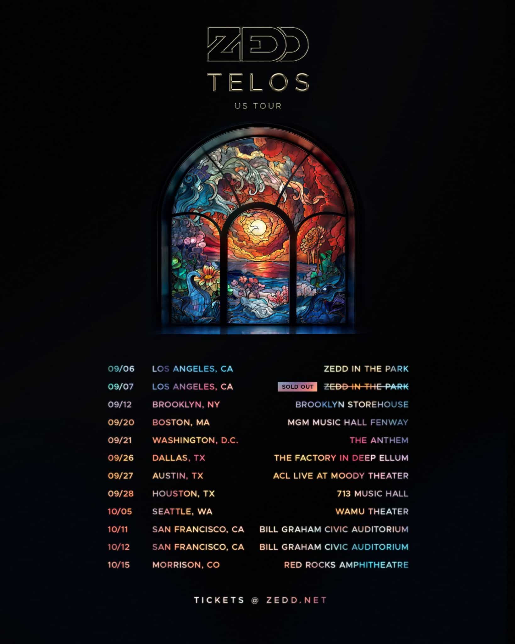 Zedd Unveils US Dates For Telos Album Tour | EDM Identity