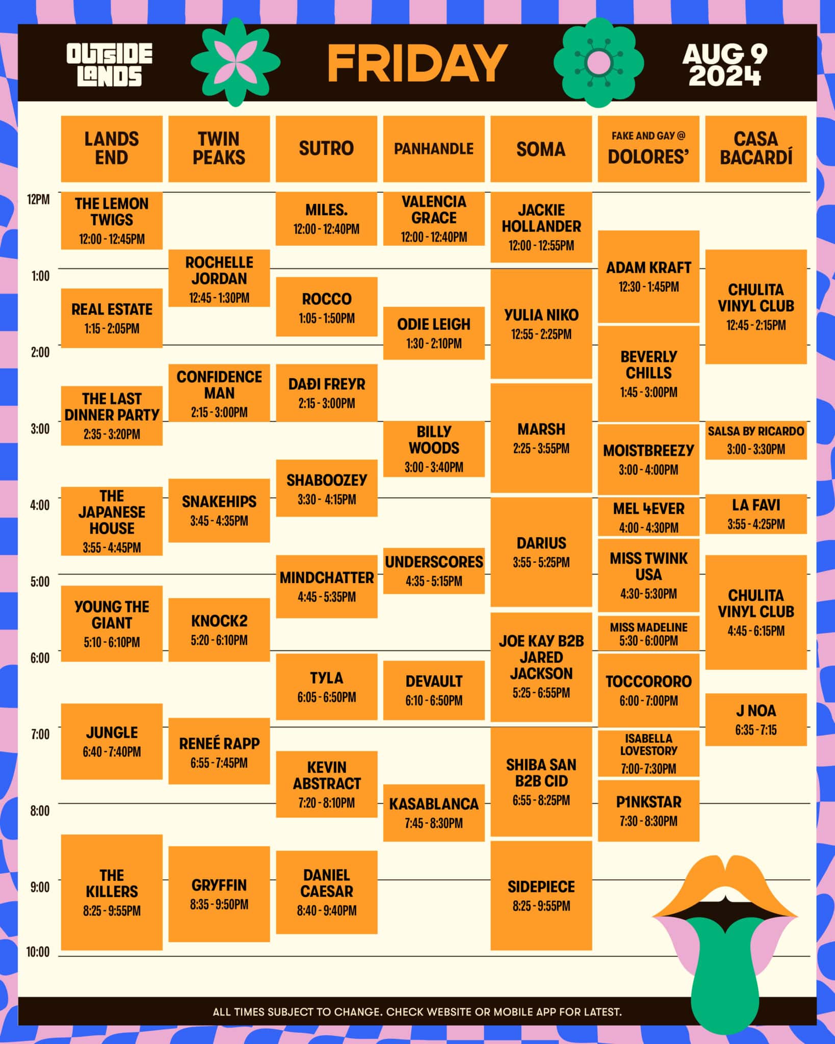 Outside Lands 2024 Set Times And Essential Info | EDM Identity