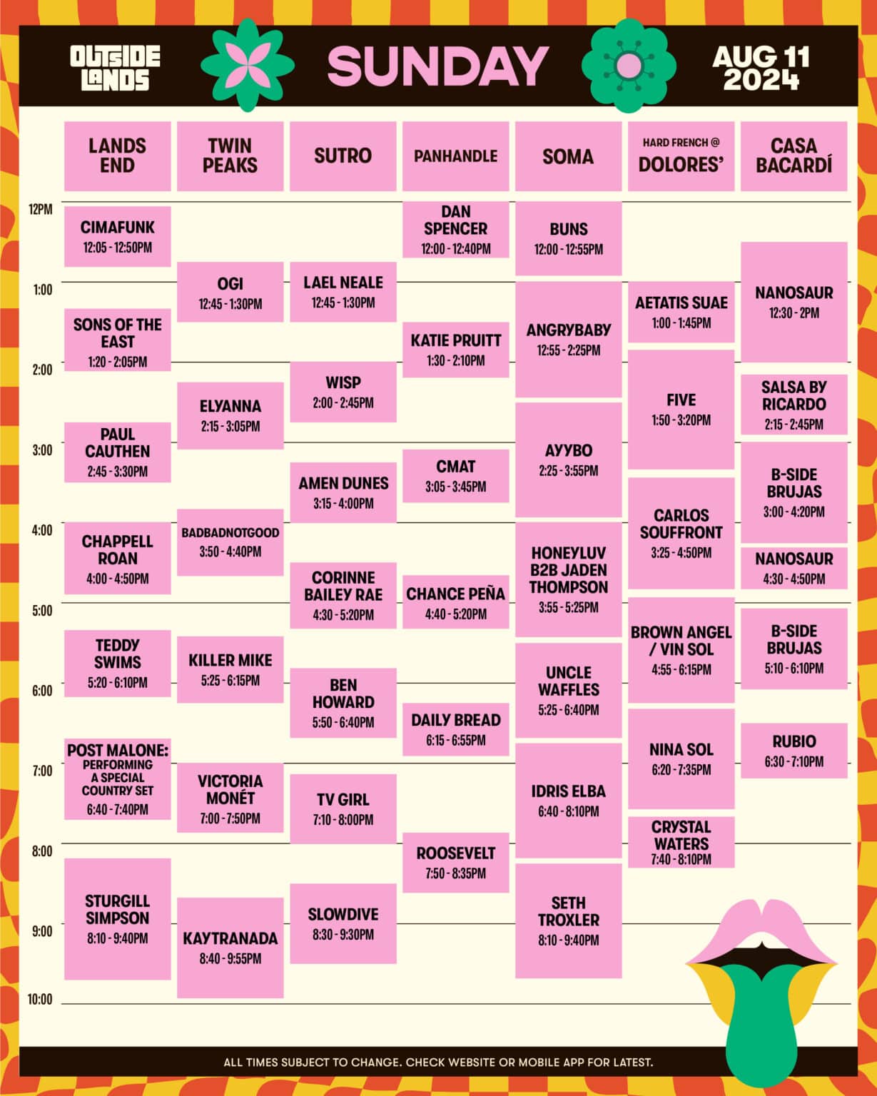 Outside Lands 2024 Set Times And Essential Info | EDM Identity