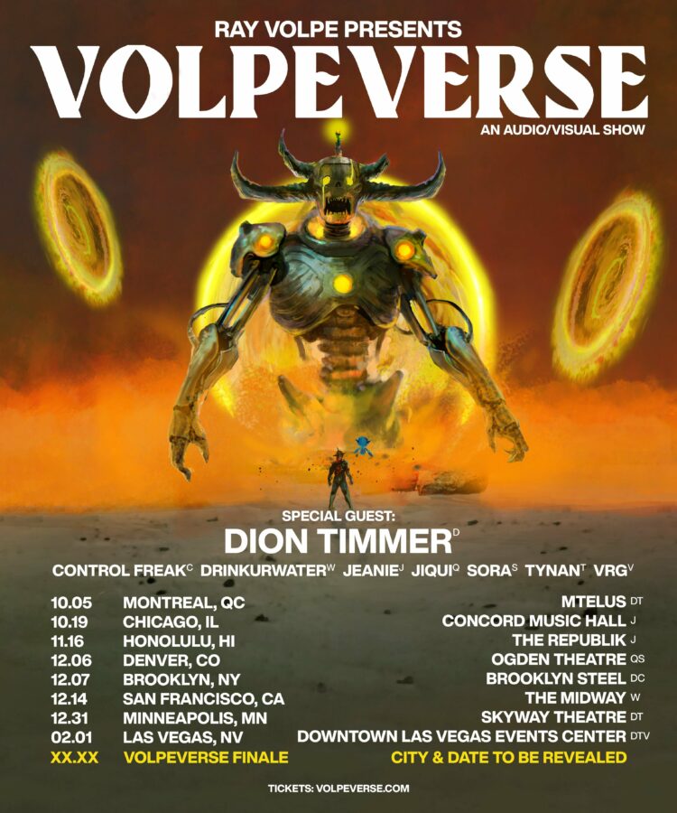 Ray Volpe Announces North American Tour Around Volpeverse Audivisual ...