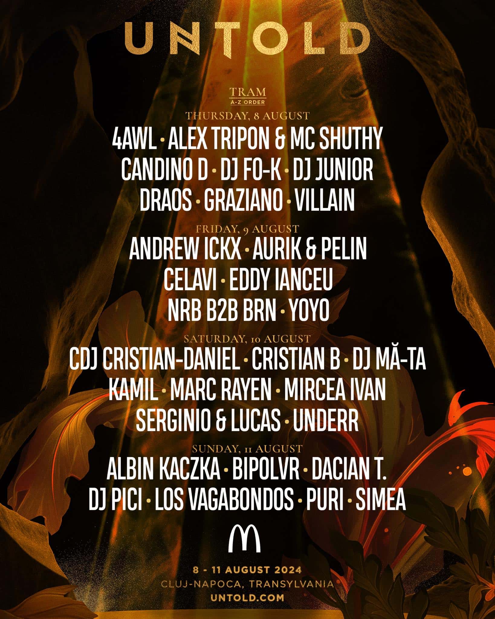 UNTOLD Festival Unleashes Stacked 2024 Lineup By Day And Stage | EDM ...