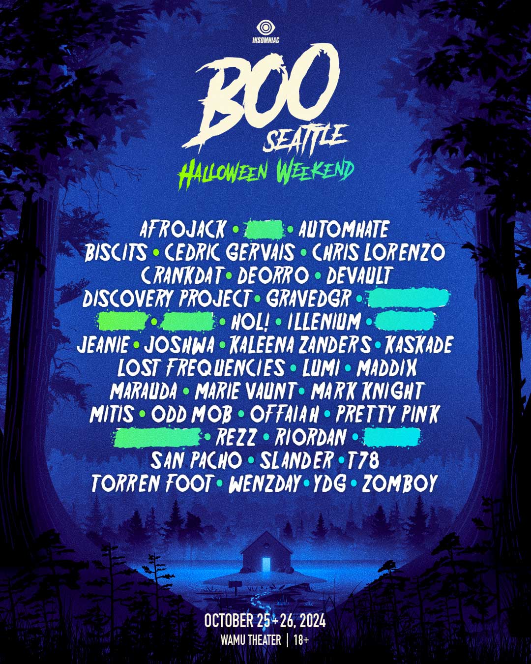 The Lineup For BOO Seattle 2024 Has Landed | EDM Identity