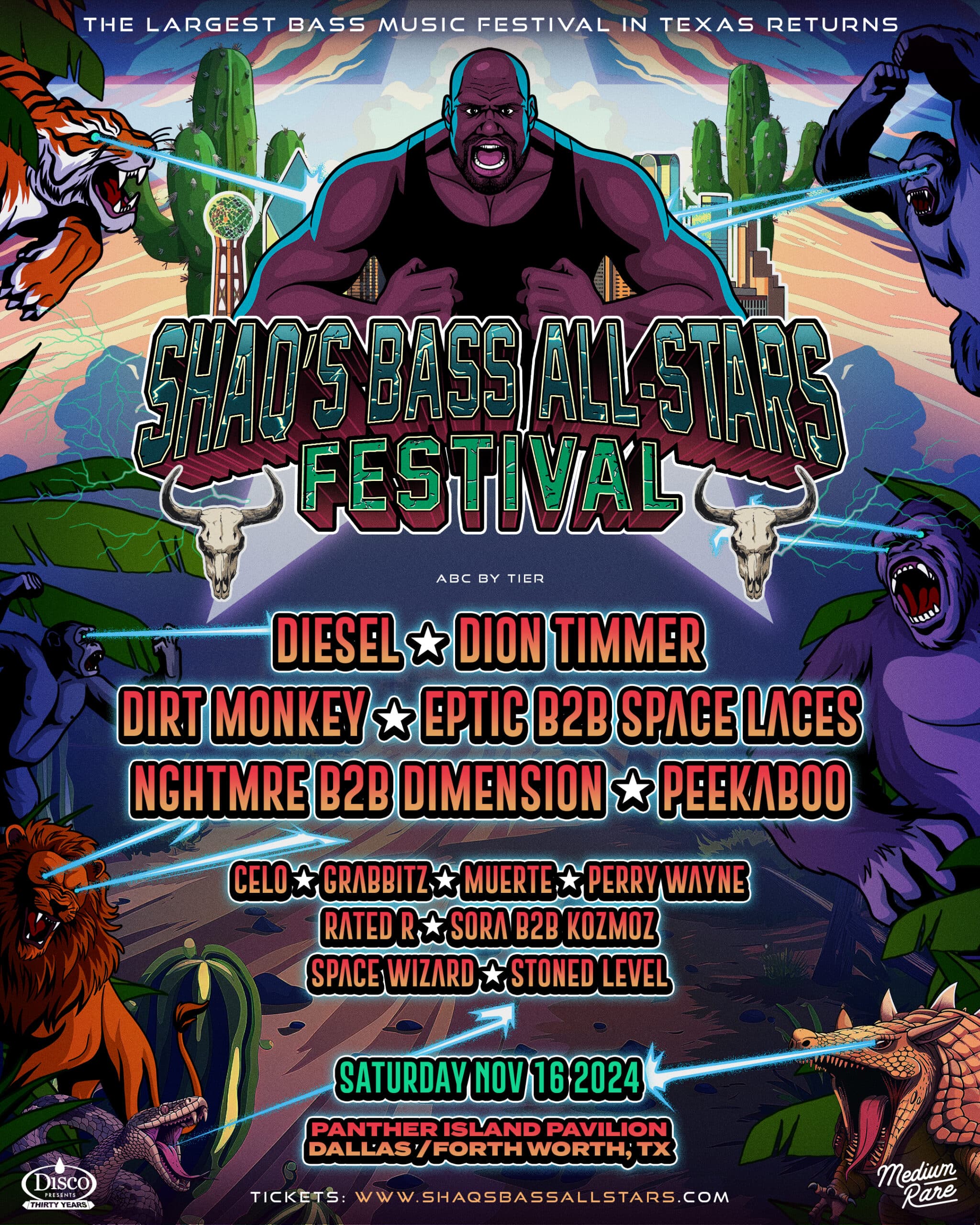 Shaq's Bass All-Stars Festival Returns with Massive Lineup for Year Two ...