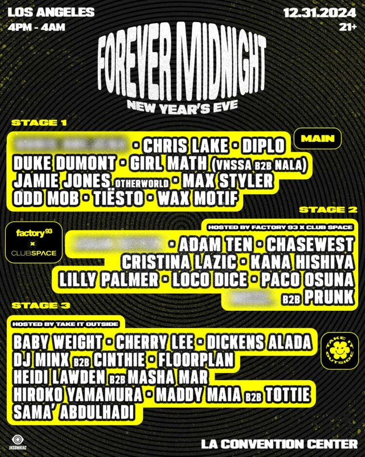 Forever Midnight Los Angeles Drops Jam-Packed Lineup | EDM Identity