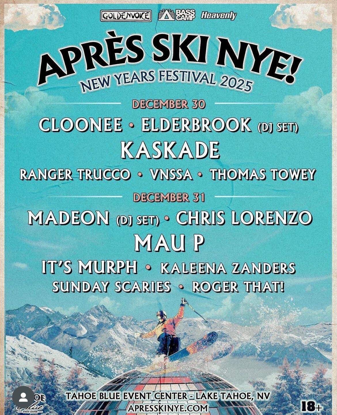 Après Ski NYE Shares Lineup For Debut Lake Tahoe Festival | EDM Identity
