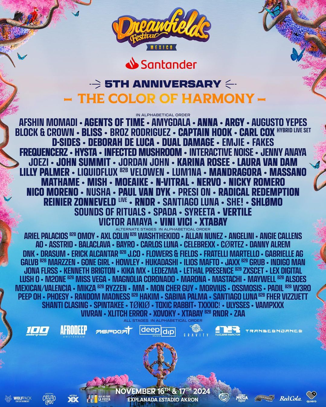 Dreamfields México Unveils Stunning 2024 Lineup | EDM Identity