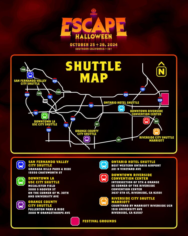 Escape Halloween 2024 Set Times, Map, And Essential Info | EDM Identity