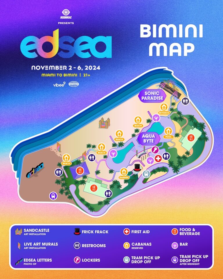 EDSea 2024 Set Times, Activities Schedule, And Essential Info | EDM Identity