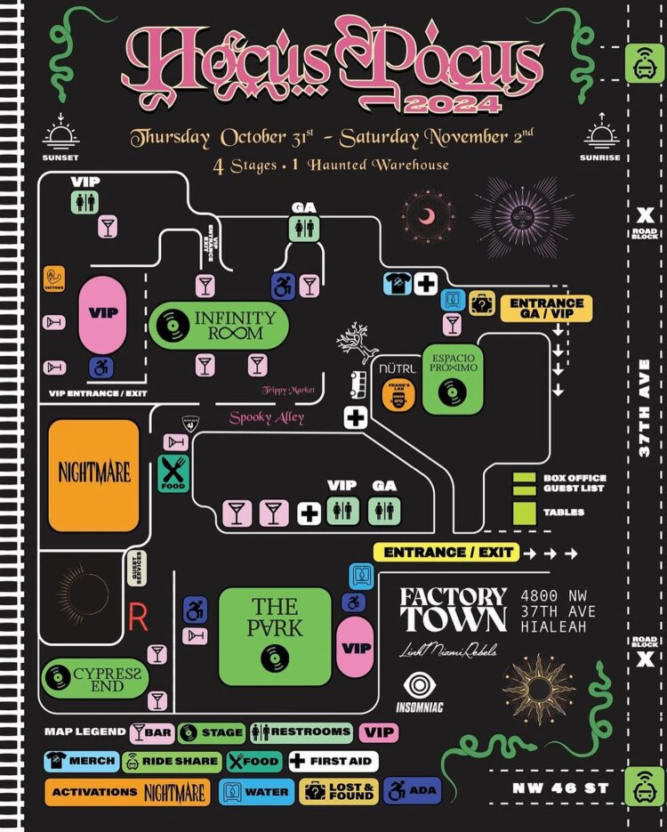Hocus Pocus 2024 Set Times And Essential Info | EDM Identity
