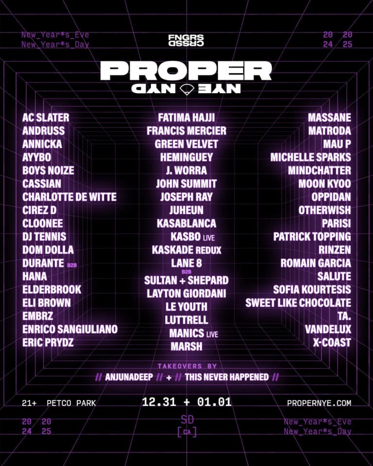 PROPER NYE/NYD Drops Off Second Phase Of 2024 Lineup | EDM Identity