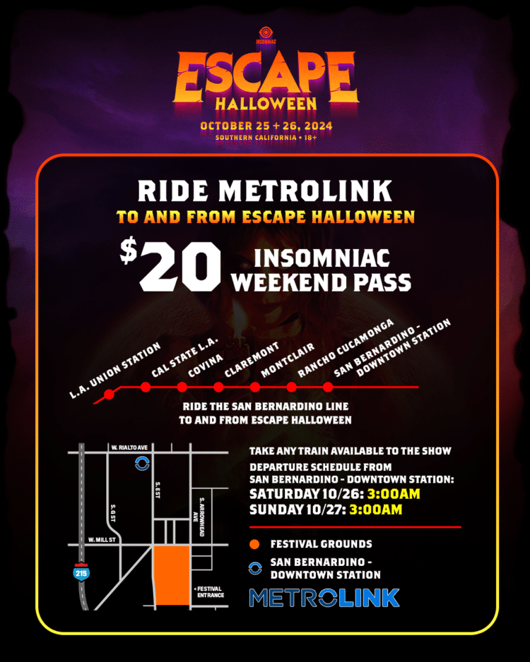 Escape Halloween 2024 Set Times, Map, And Essential Info | EDM Identity