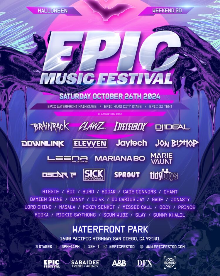 Epic Music Festival Reveals Full Lineup For 2024 Edition | EDM Identity