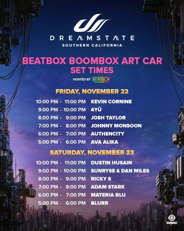 Dreamstate SoCal 2024 Set Times And Essential Info | EDM Identity