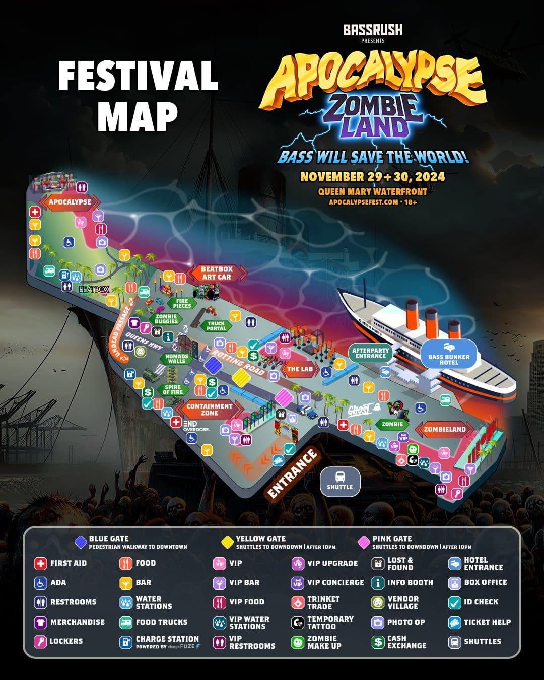 Apocalypse Zombieland 2024 Set Times And Essential Information | EDM ...