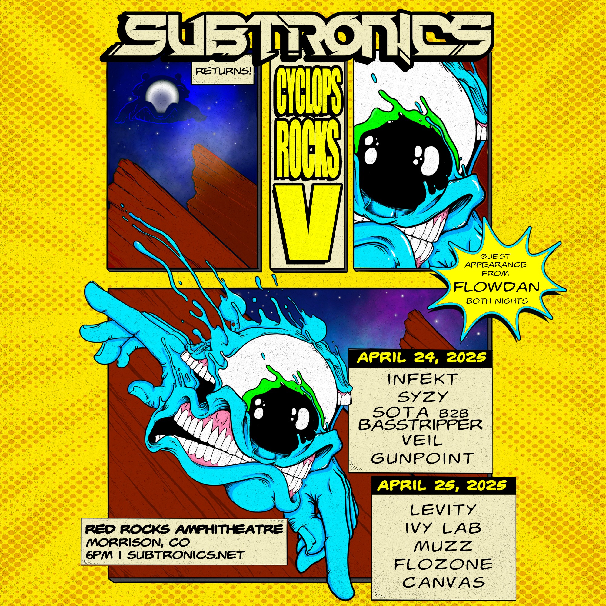 Subtronics Drops Lineup For Cyclops Rocks V | EDM Identity
