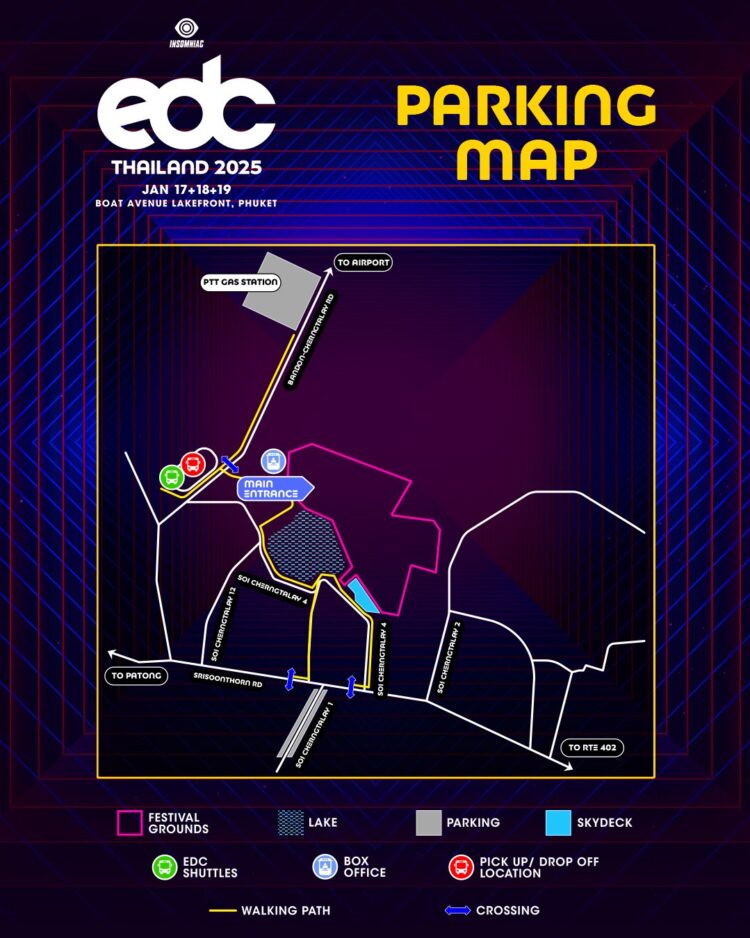 EDC Thailand 2025 Set Times And Essential Info | EDM Identity