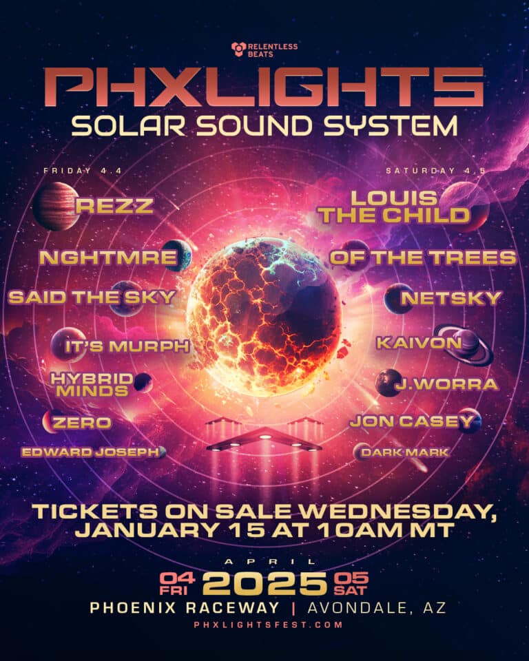 Relentless Beats Unveils Brightly Shining PHXLIGHTS 2025 Lineup | EDM ...