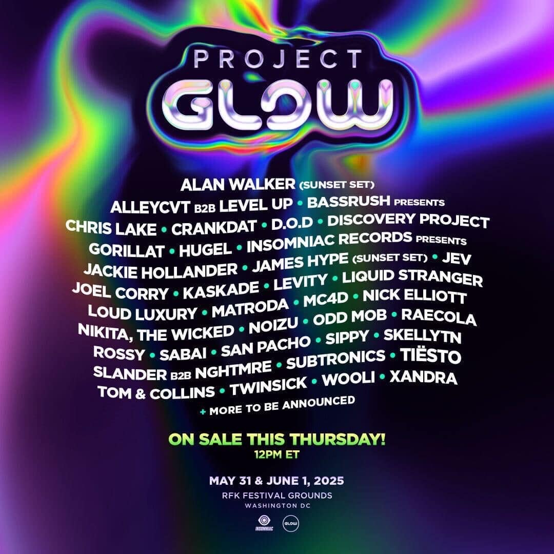 Project GLOW Reveals Luminous Lineup For 2025 Edition | EDM Identity