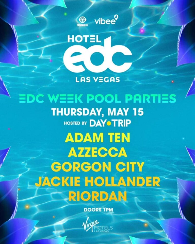 Hotel EDC Reveals Stacked Lineup For EDC Week Pool Parties | EDM Identity
