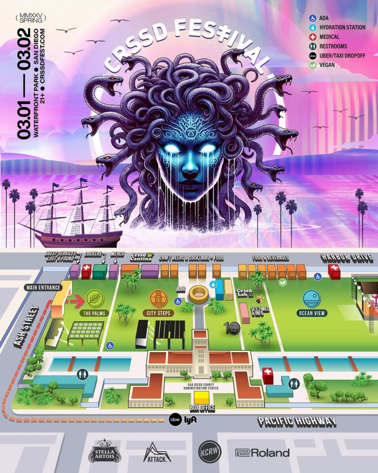 CRSSD Festival Spring 2025 Set Times And Essential Info | EDM Identity