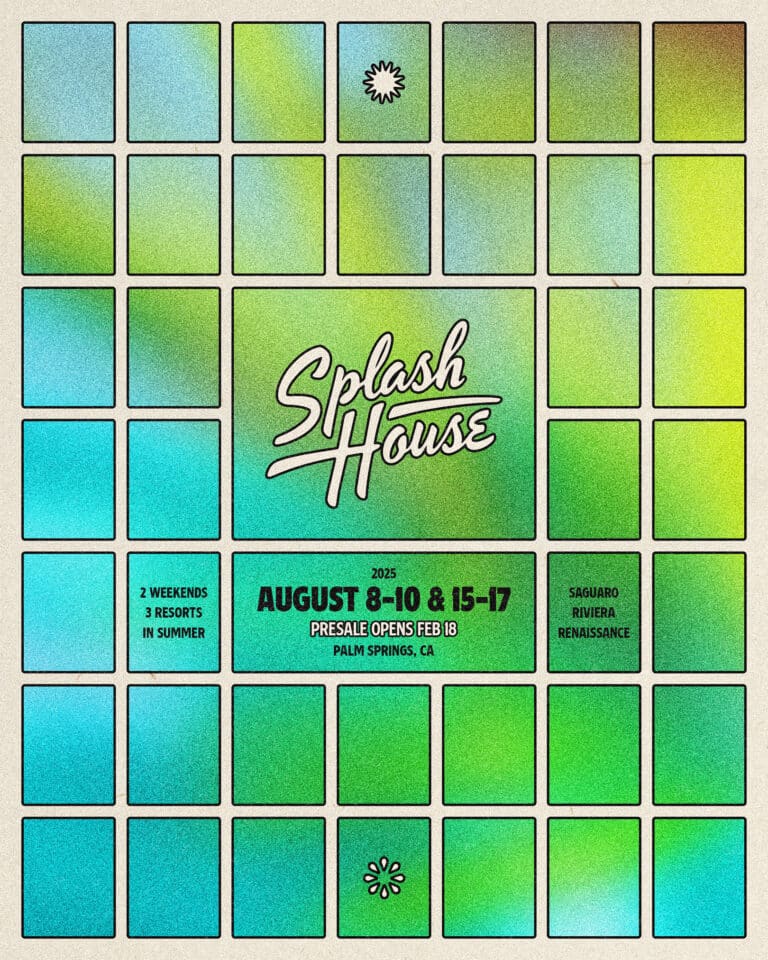 Splash House Announces Dates And Presale Info For 2025 Edition | EDM ...