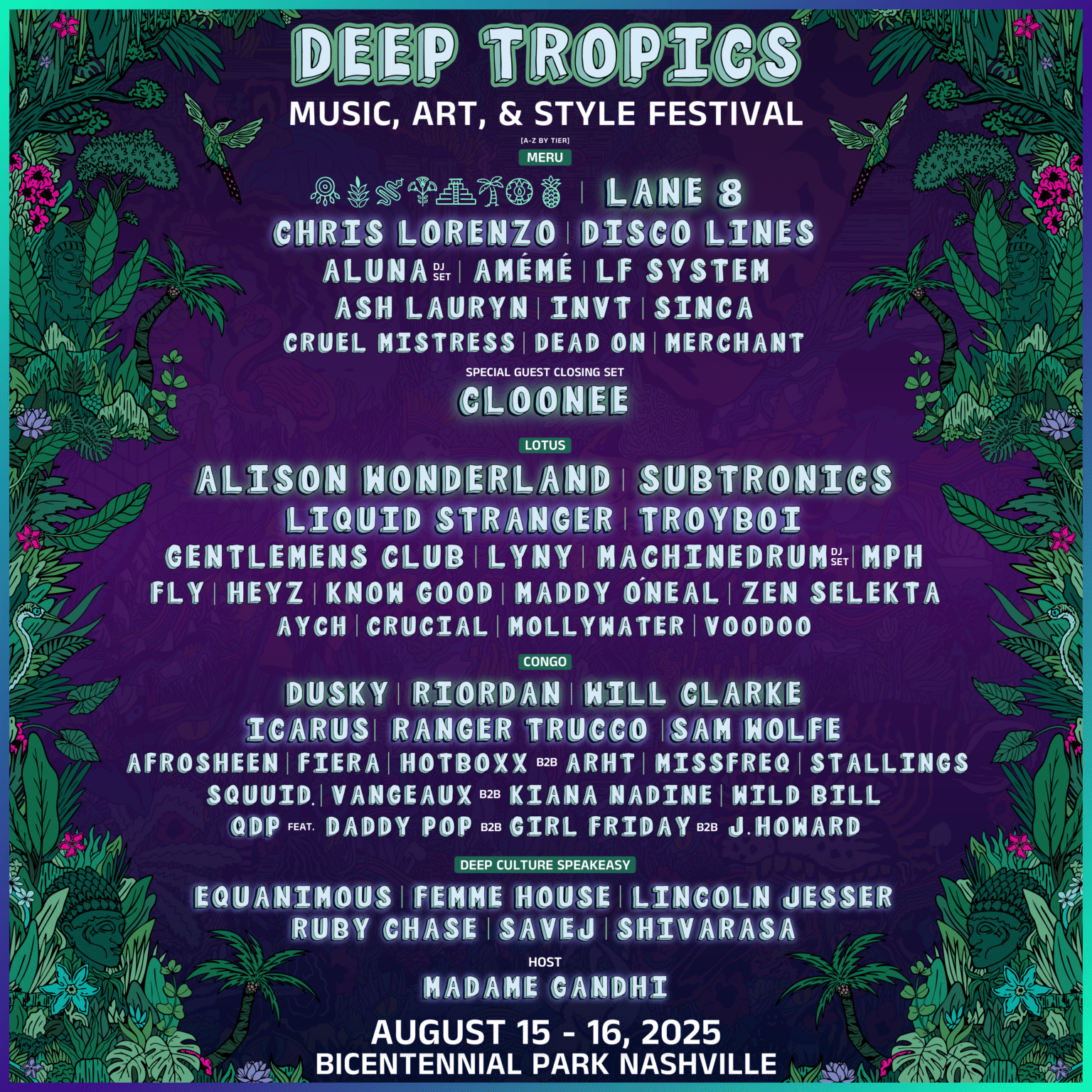 Deep Tropics Announces First Wave Of Artists On 2025 Lineup | EDM Identity