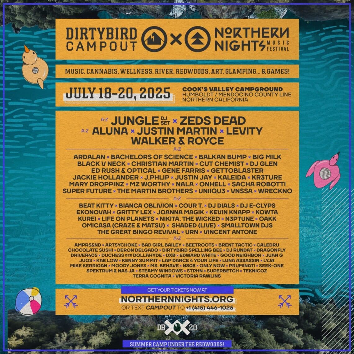 Dirtybird Campout X Northern Nights Reveal Stacked Lineup For 2025 Edition | EDM Identity