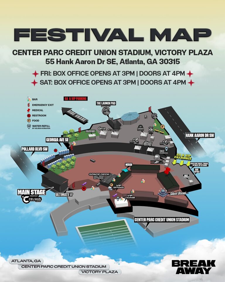 Breakaway Atlanta 2025 Set Times, Maps, And Essential Information | EDM ...