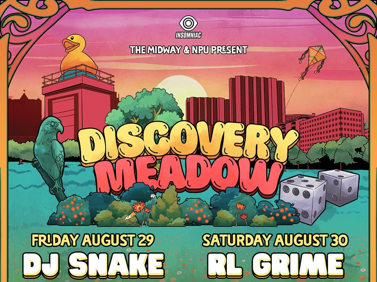 DJ Snake, RL Grime To Headline Discovery Meadow In San Jose | EDM Identity