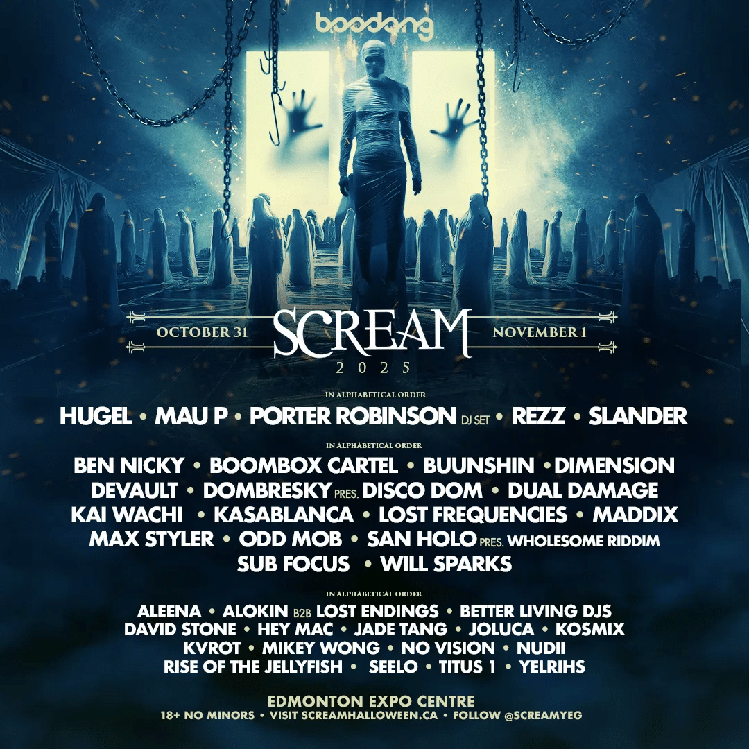 Scream 2025 Lineup: Boodang To Bring Big Names To Edmonton | EDM Identity