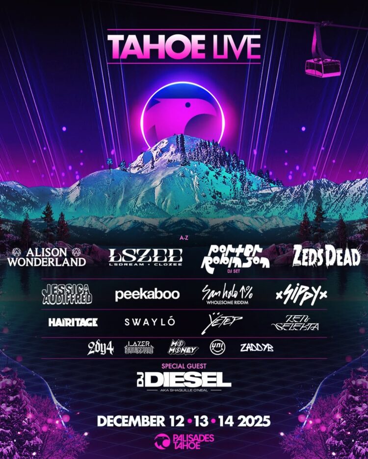 Tahoe Live Entices With Bass-Heavy 2025 Lineup Reveal | EDM Identity