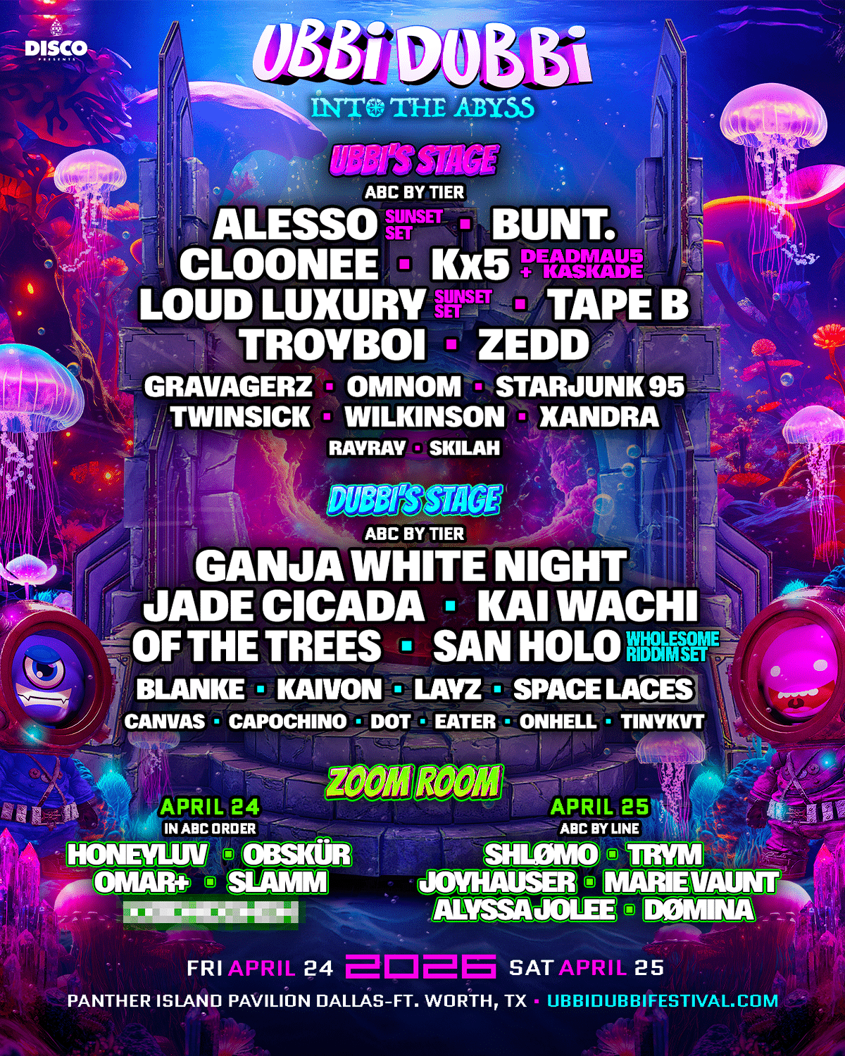 Ubbi Dubbi Expands 2026 Lineup With New Bass, House, And Techno ...
